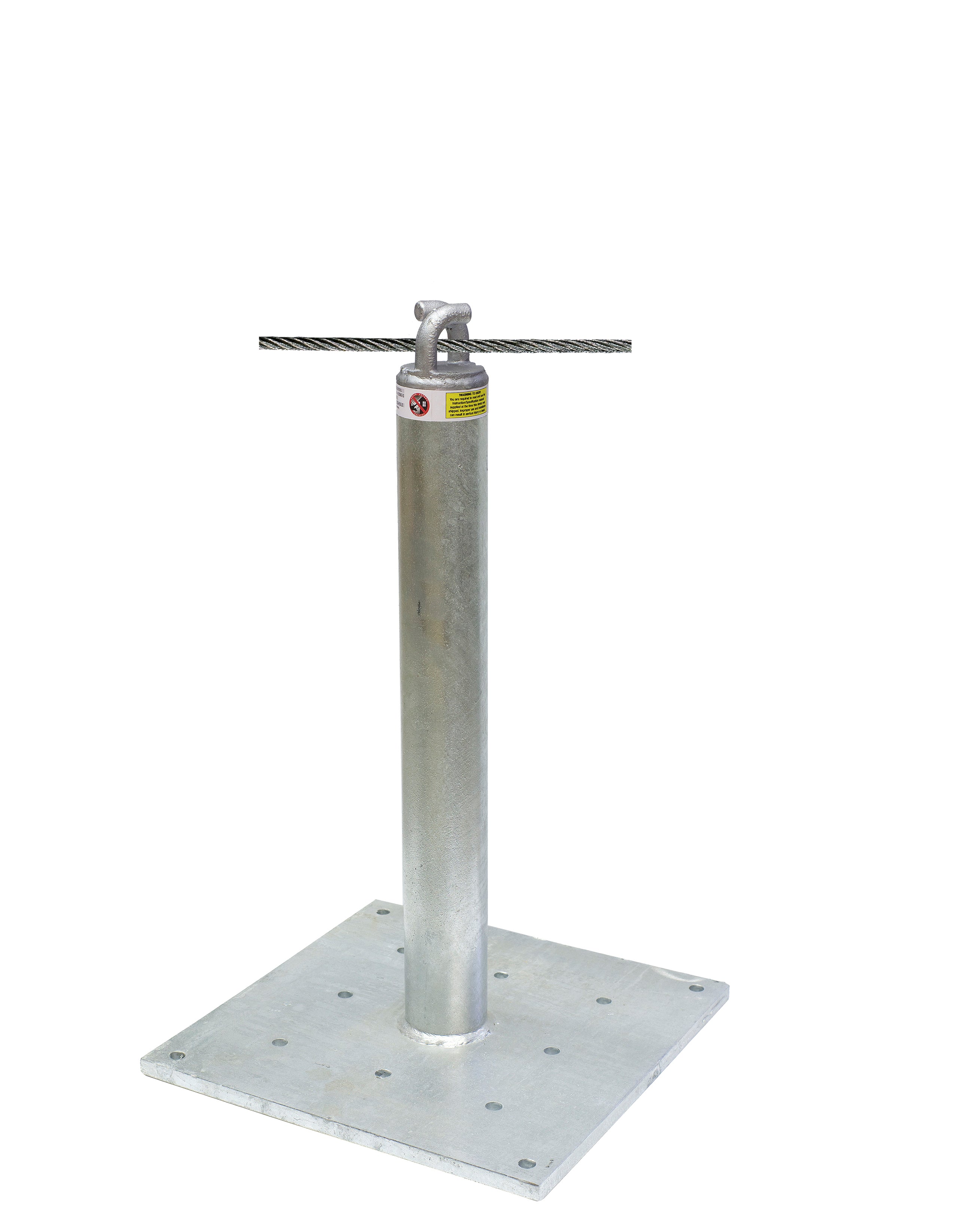 Super Anchor CRA 24" Riser & Pass-Thru with 16x16 Base Plate. Schedule ...
